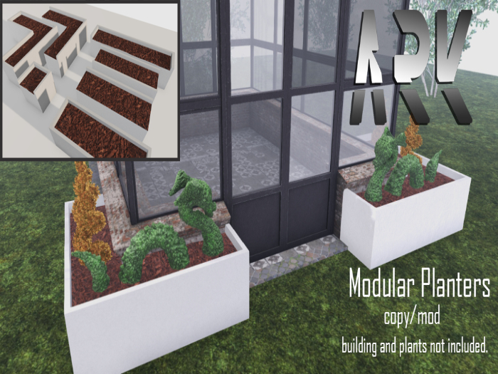 Second Life Marketplace - ARK - Modular Planters